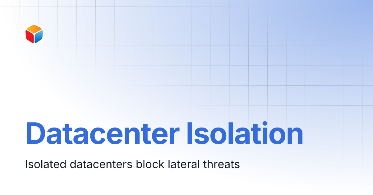 Datacenter Isolation | Redundancy Management Framework | Vega Systems