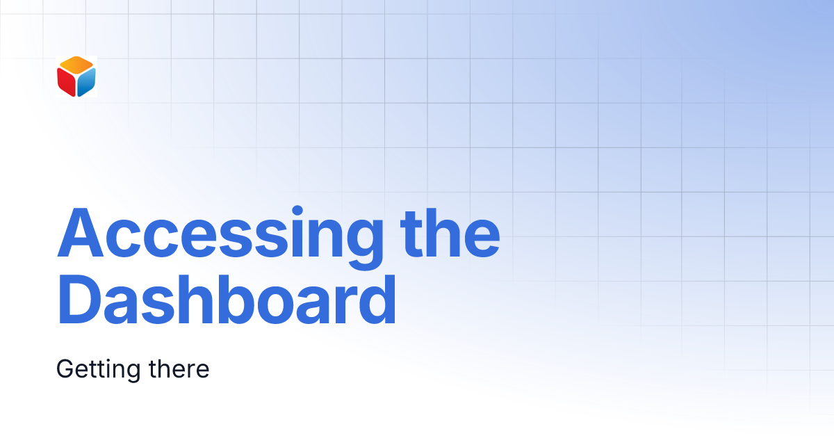 Accessing the Dashboard | Redundancy Management Framework | Vega Systems
