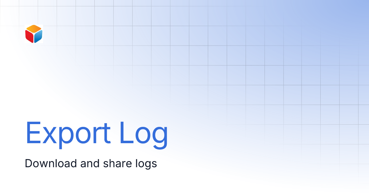 Export Log | Vega Systems